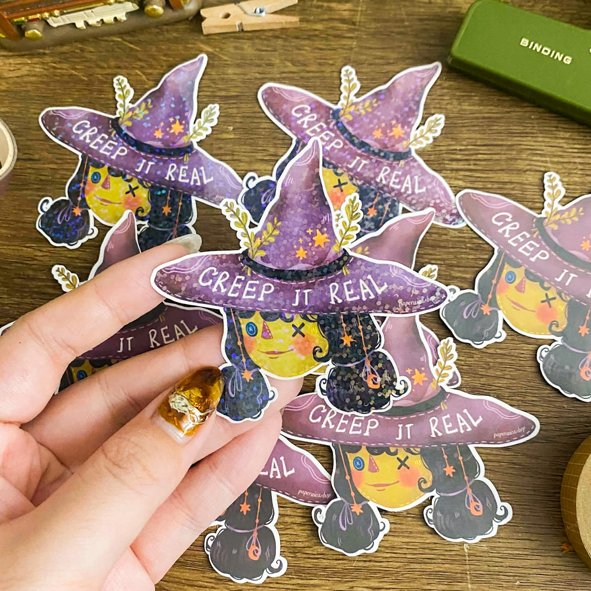 Creep It Real Waterproof Vinyl Stickers VS032 – PaperaicaShop