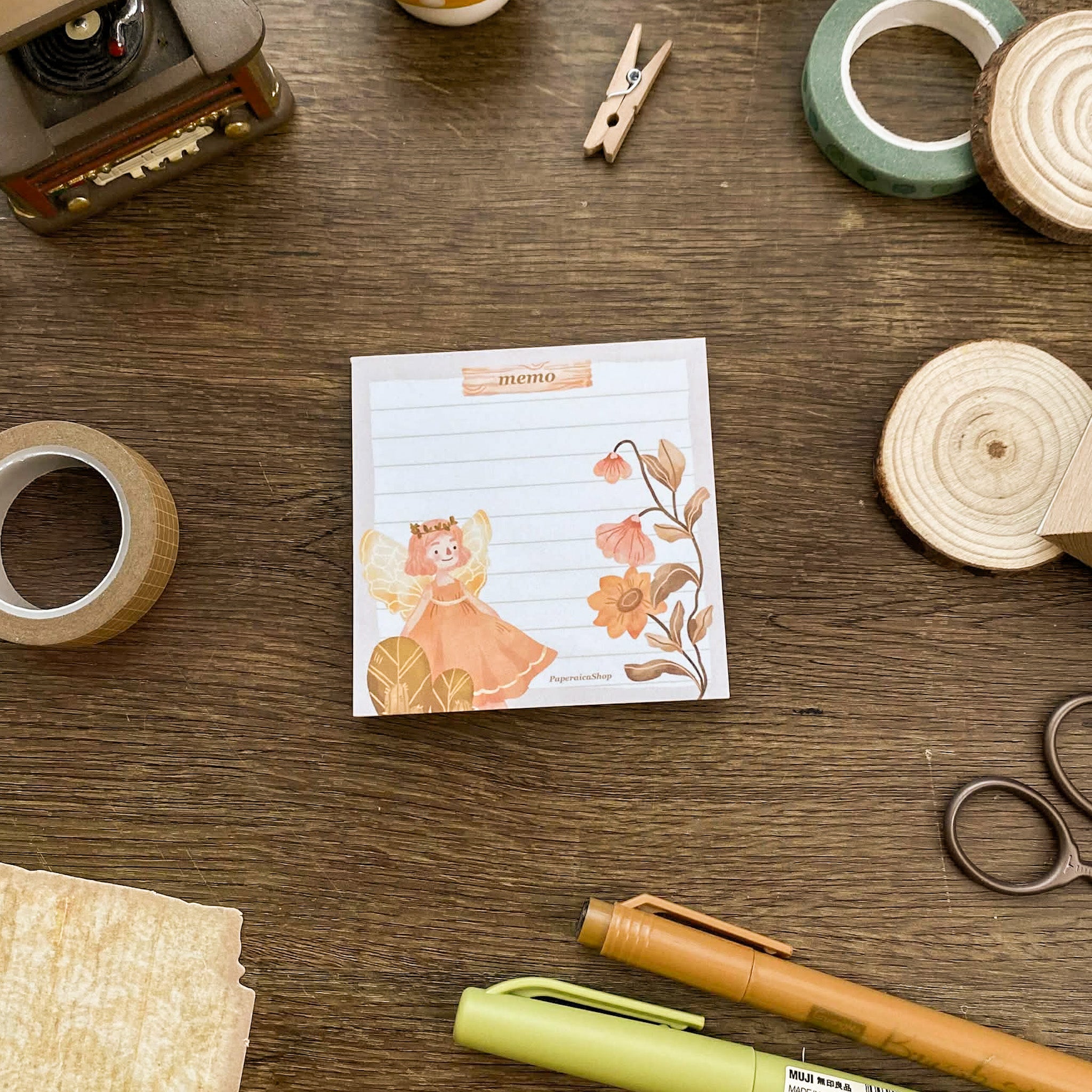 Delicate Days Notepad 40 Leaves Notepad, Notes Memopad NP011 ...